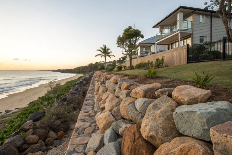 Coastal Erosion Retaining Walls Rockhampton | Beach Experts